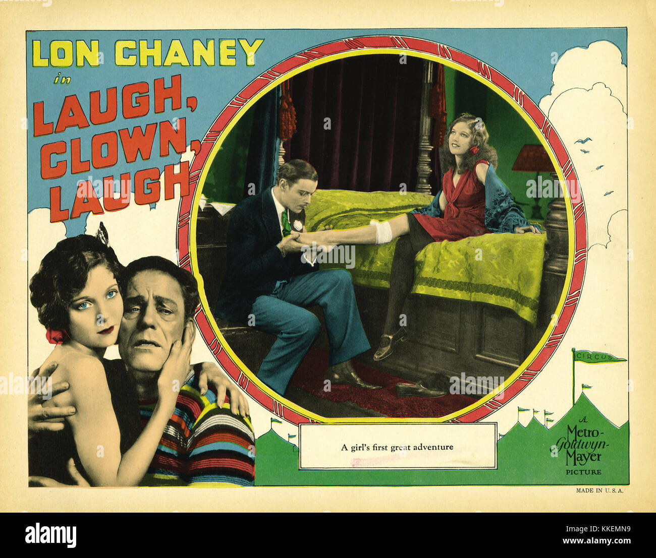 The poster for Laugh, Clown, Laugh, a 10th edition release, promotes ...