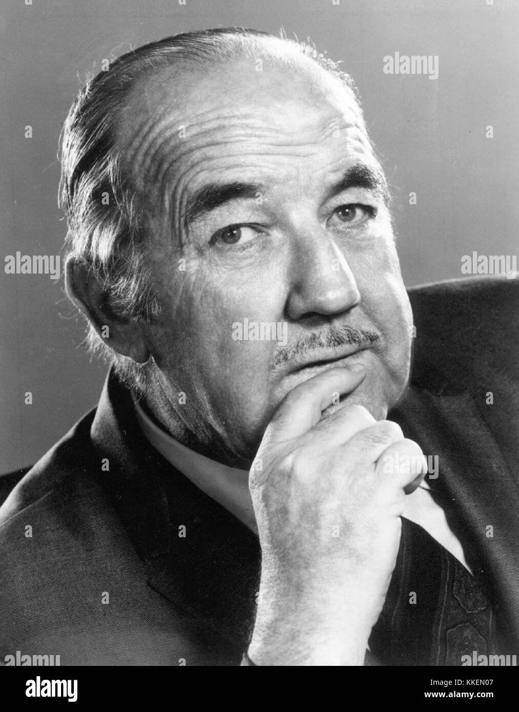 Broderick Crawford, an American actor, was captured in 1970, showcasing ...