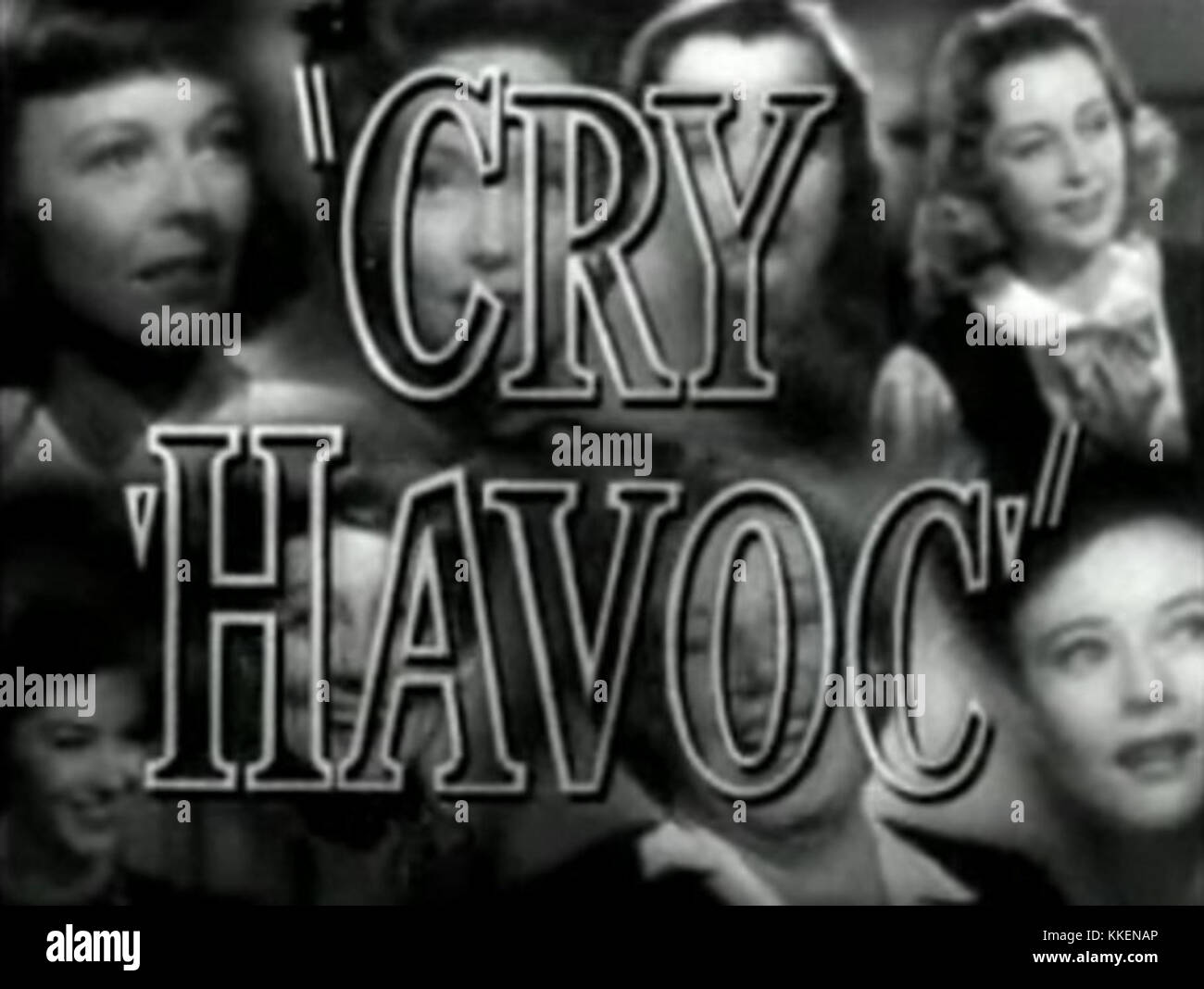 The trailer for *Cry Havoc* showcases the cast and title of the 1943 American film. The film ...