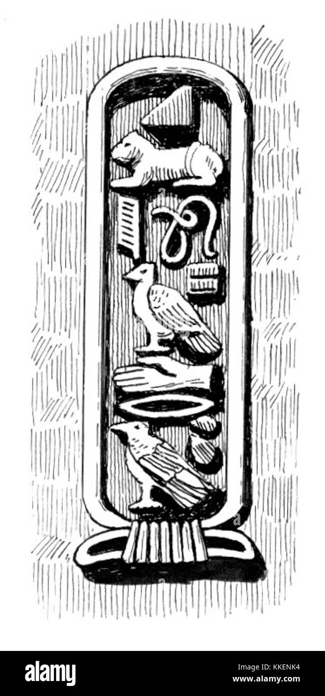 Egyptian royal name Cut Out Stock Images & Pictures - Alamy