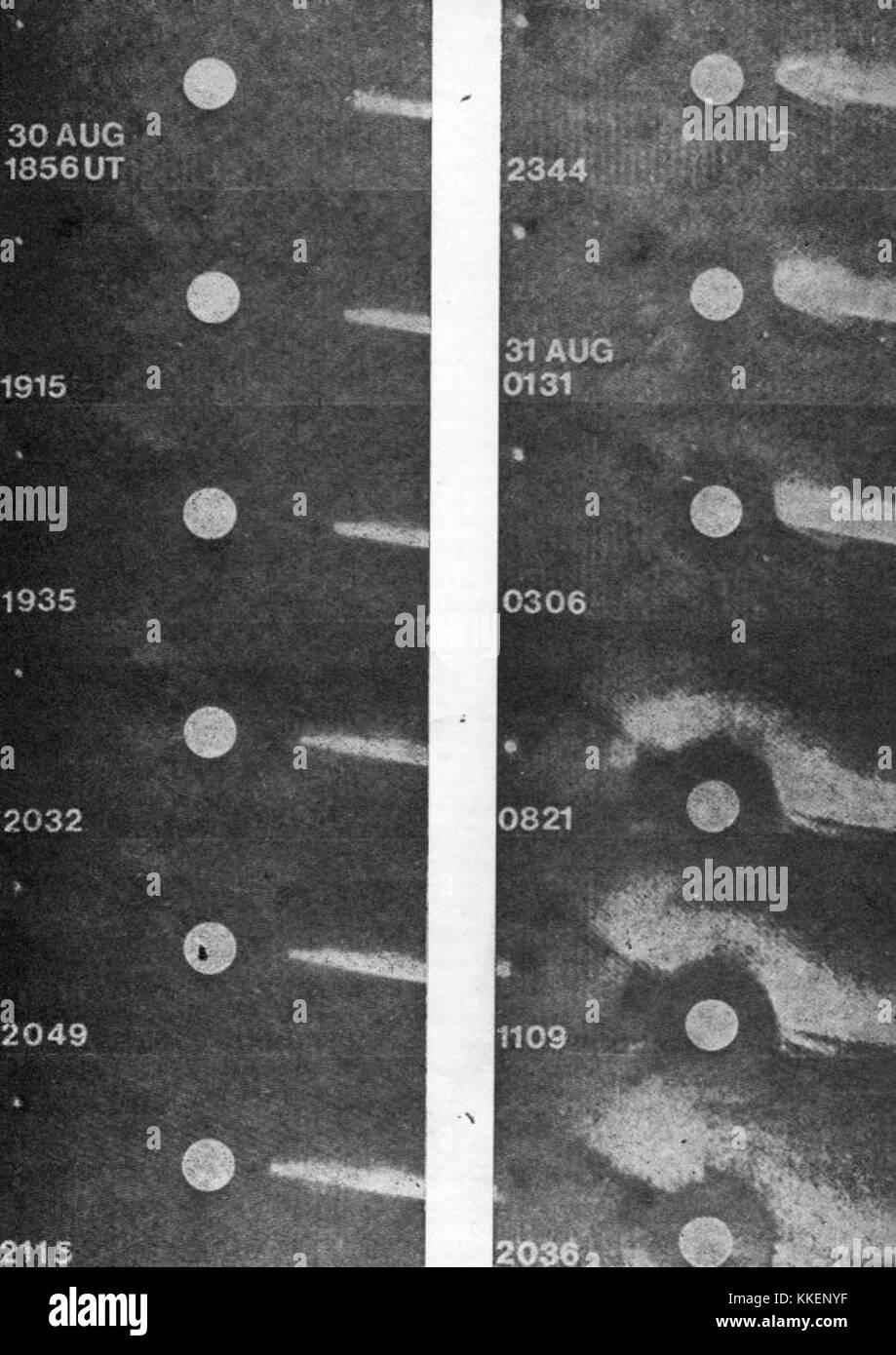 Comet Howard-Koomen-Michels, captured on August 30, 1979, observed as ...