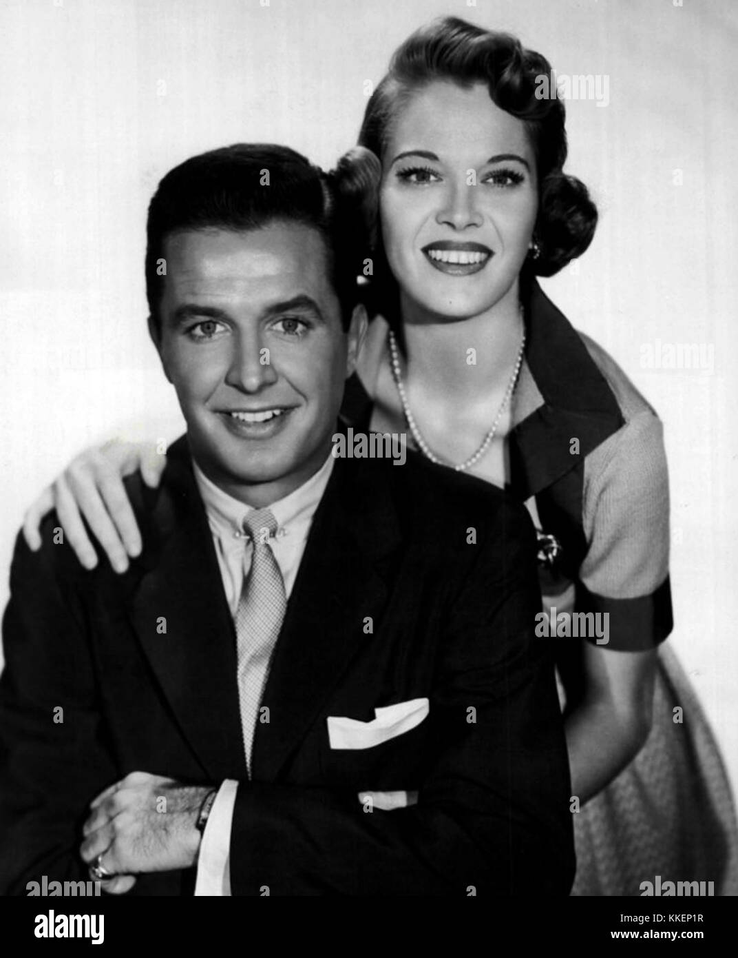 A scene from the 1956 film 'December Bride,' featuring actors Dean ...
