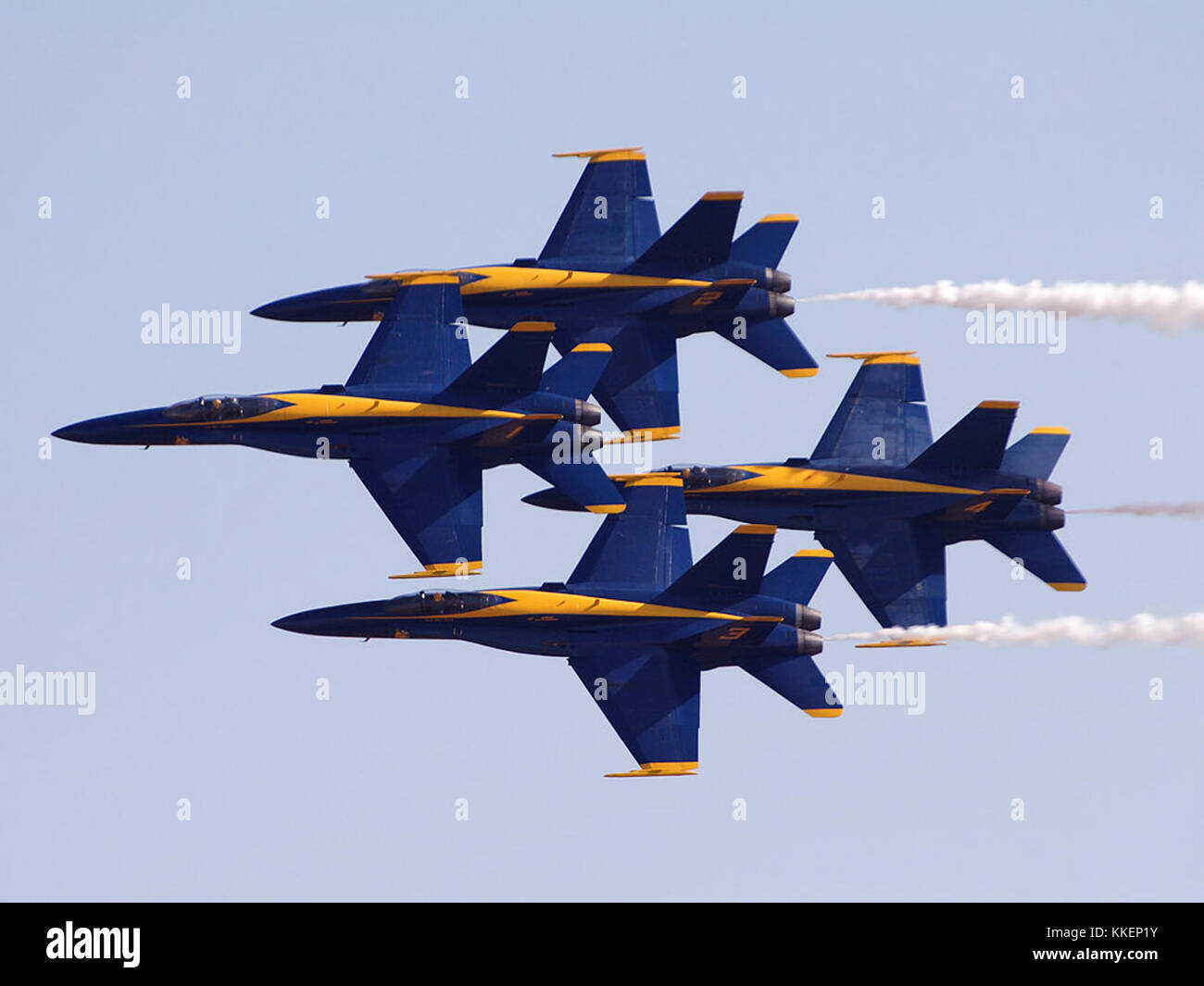 Blue angels team formations hi-res stock photography and images - Alamy