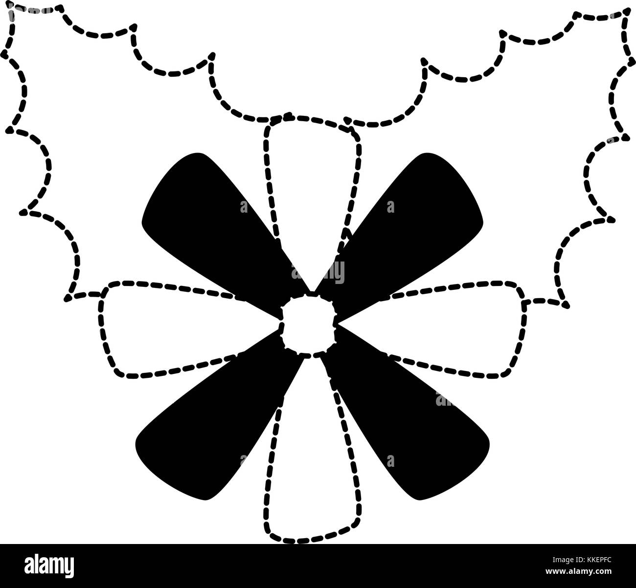 christmas leafs decorative icon vector illustration design Stock Vector ...