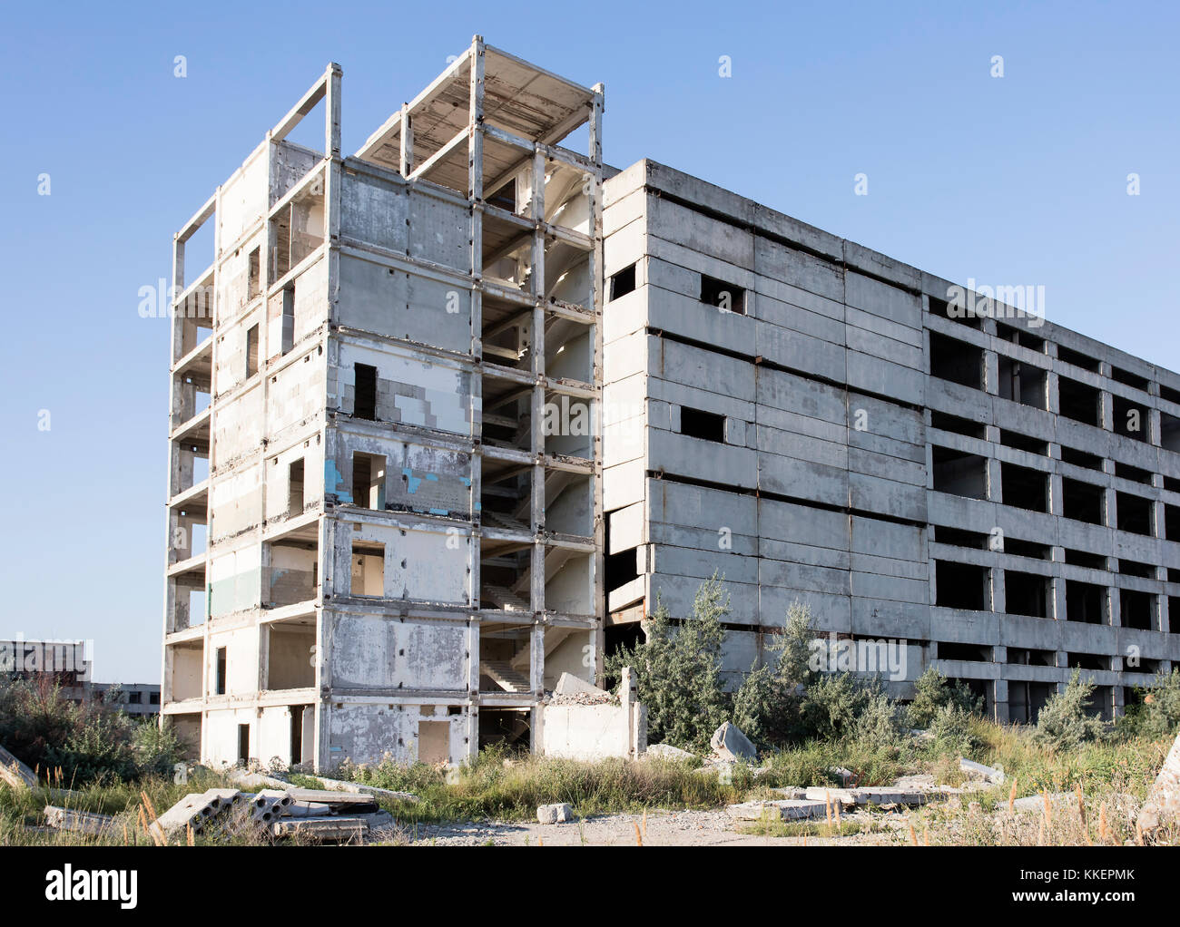old USSR factory exterior, industry Stock Photo - Alamy