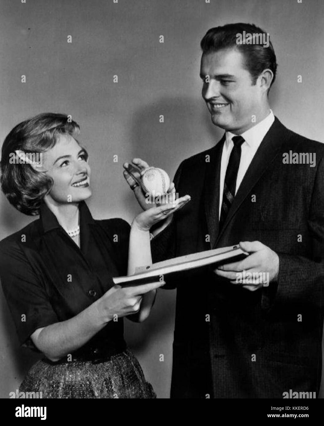 Donna Reed Don Drysdale Donna Reed Show 1962 Stock Photo - Alamy