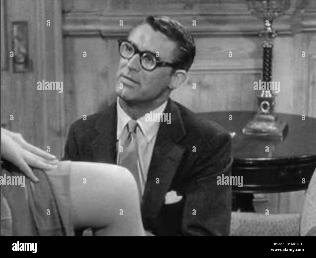 Cary Grant stars in the 1952 film Monkey Business, a comedy directed by ...