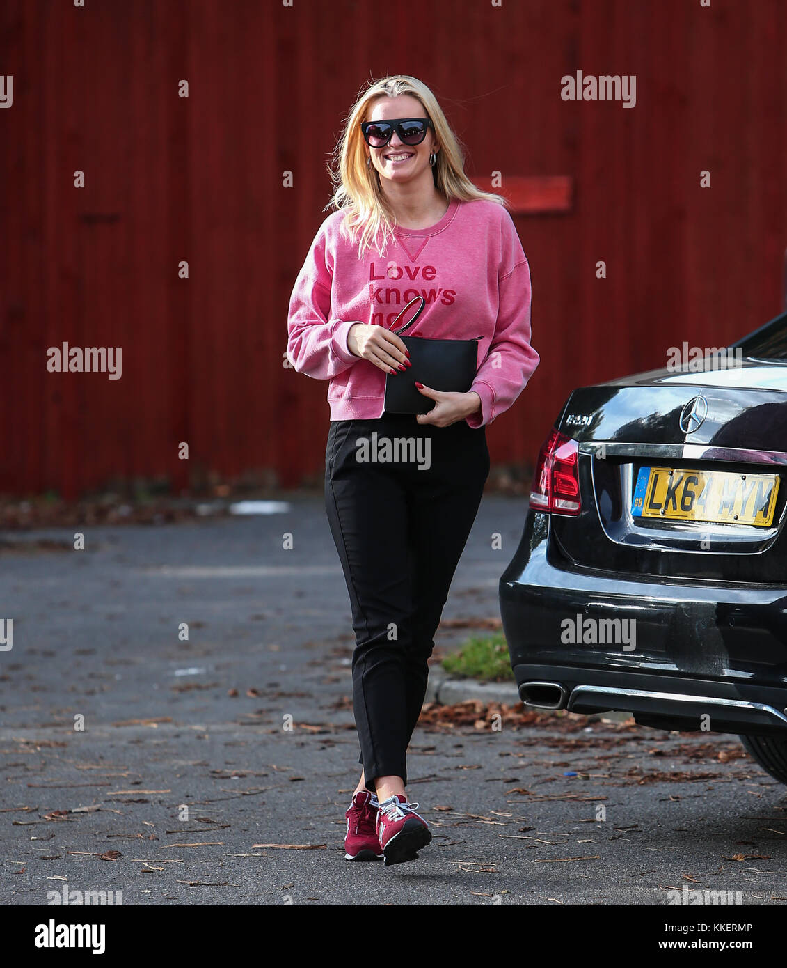 Professional dancer Nadiya Bychkova arrives at rehearsals for Strictly ...