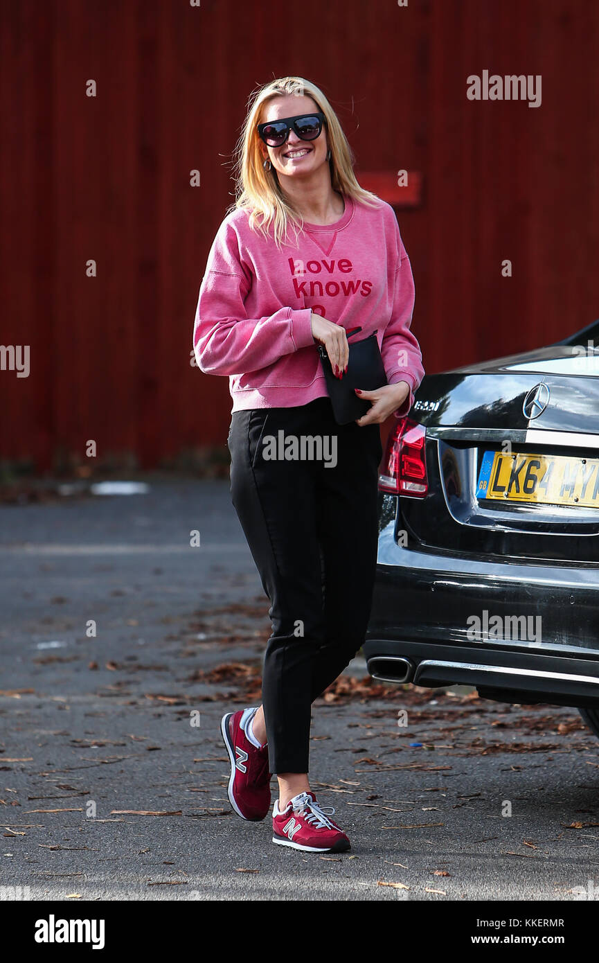 Professional dancer Nadiya Bychkova arrives at rehearsals for Strictly ...