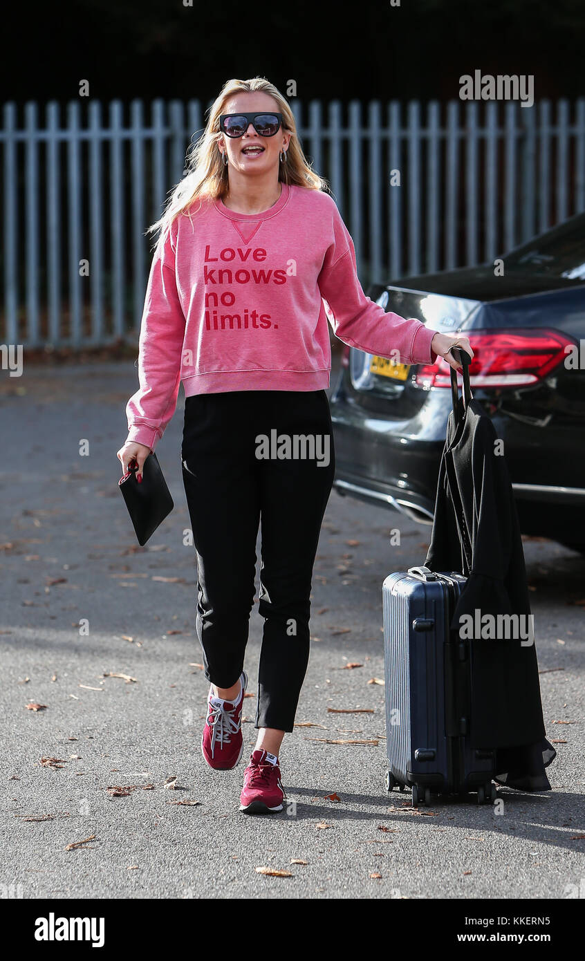 Professional dancer Nadiya Bychkova arrives at rehearsals for Strictly ...