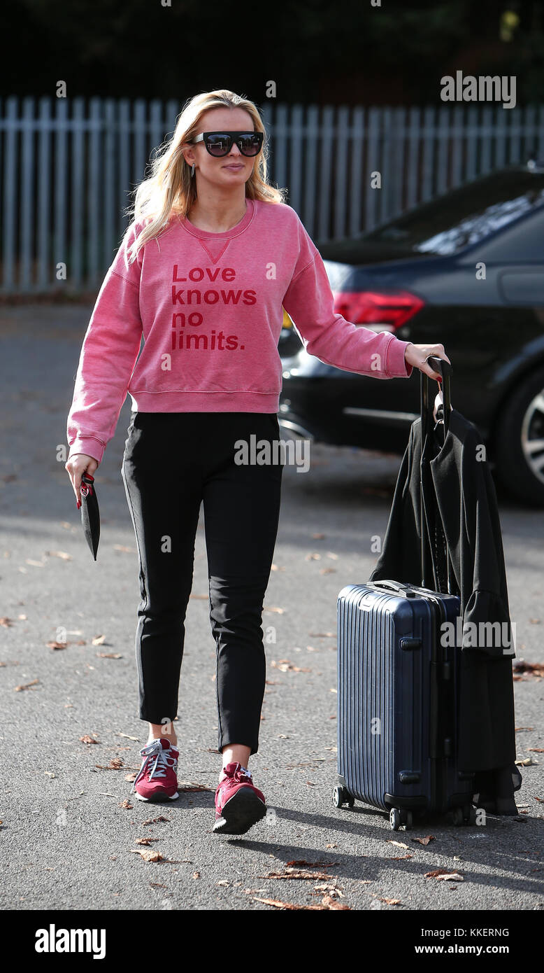 Professional dancer Nadiya Bychkova arrives at rehearsals for Strictly ...