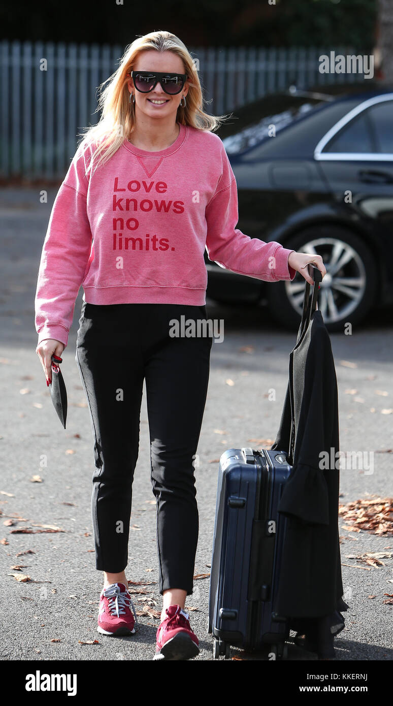 Professional dancer Nadiya Bychkova arrives at rehearsals for Strictly ...