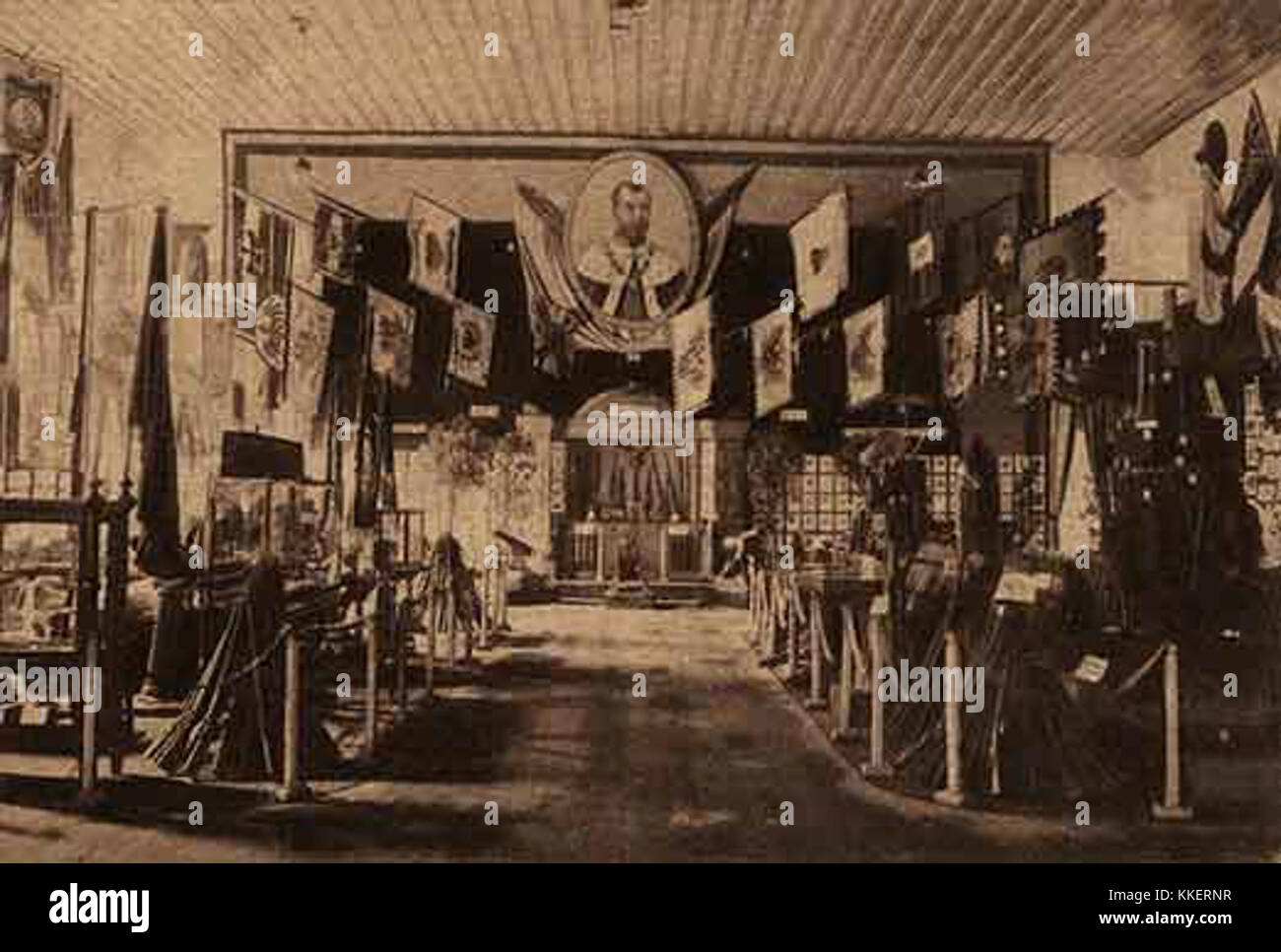 The Exposition War Trophy from World War I showcases a collection of ...