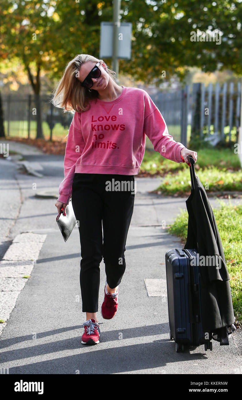 Professional dancer Nadiya Bychkova arrives at rehearsals for Strictly ...