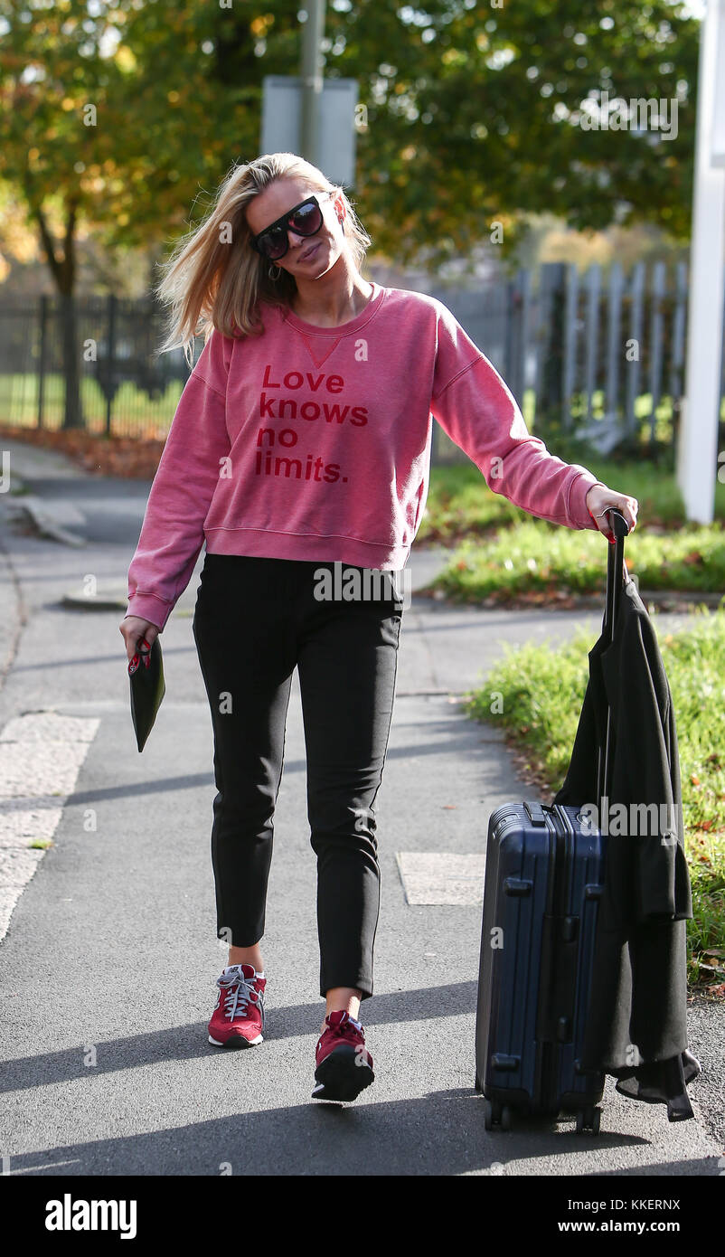 Professional dancer Nadiya Bychkova arrives at rehearsals for Strictly ...