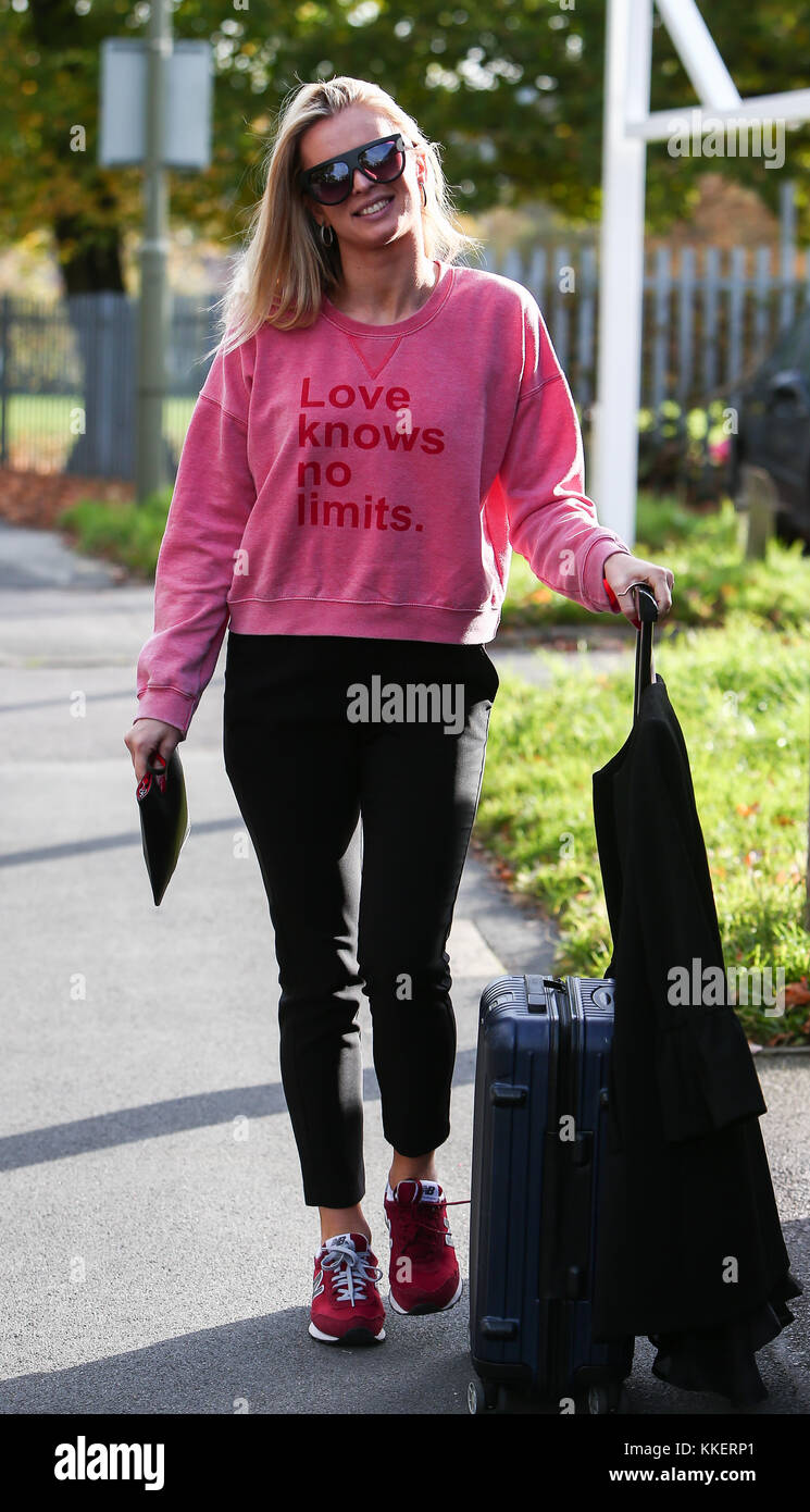 Professional dancer Nadiya Bychkova arrives at rehearsals for Strictly ...