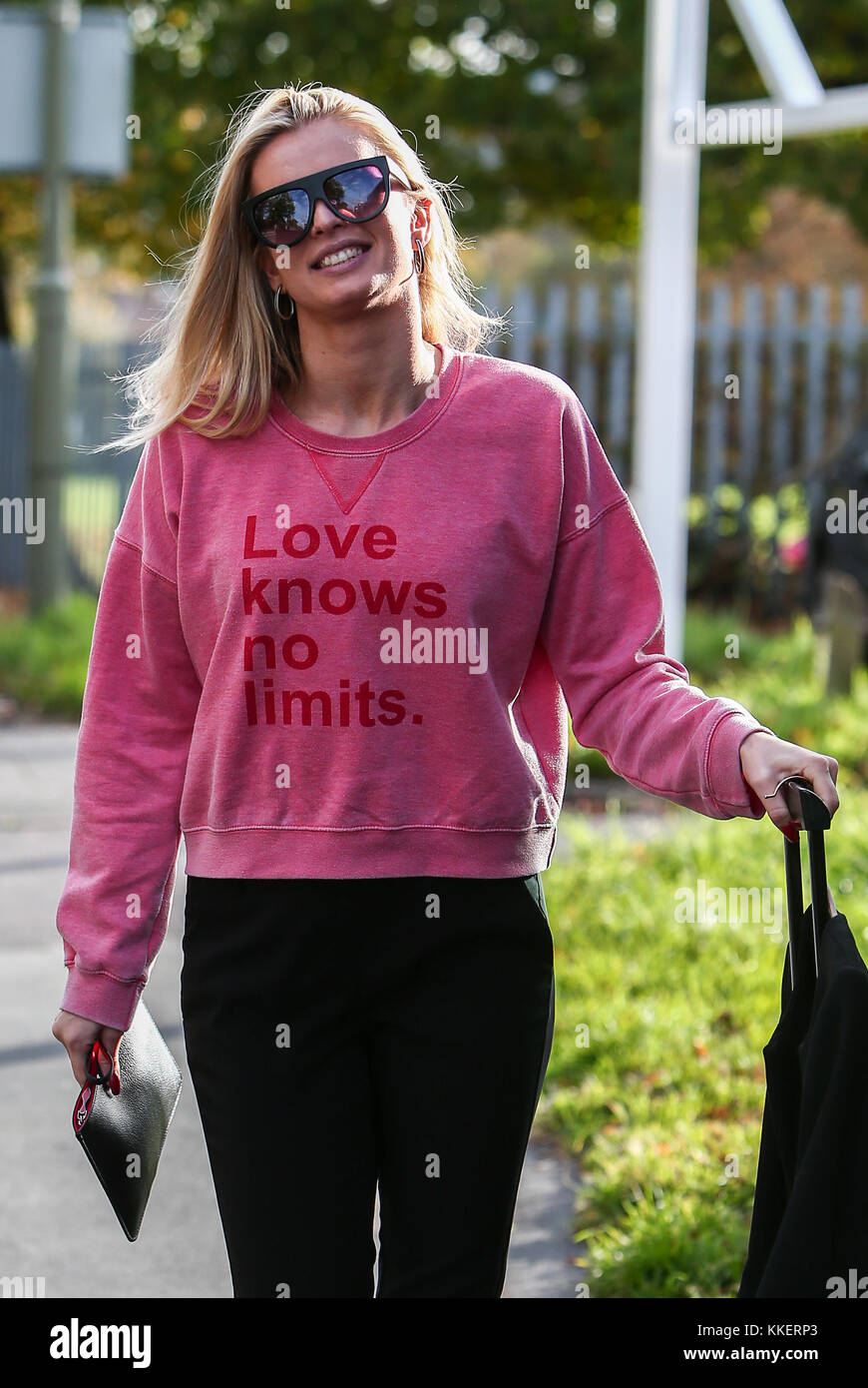 Professional dancer Nadiya Bychkova arrives at rehearsals for Strictly ...