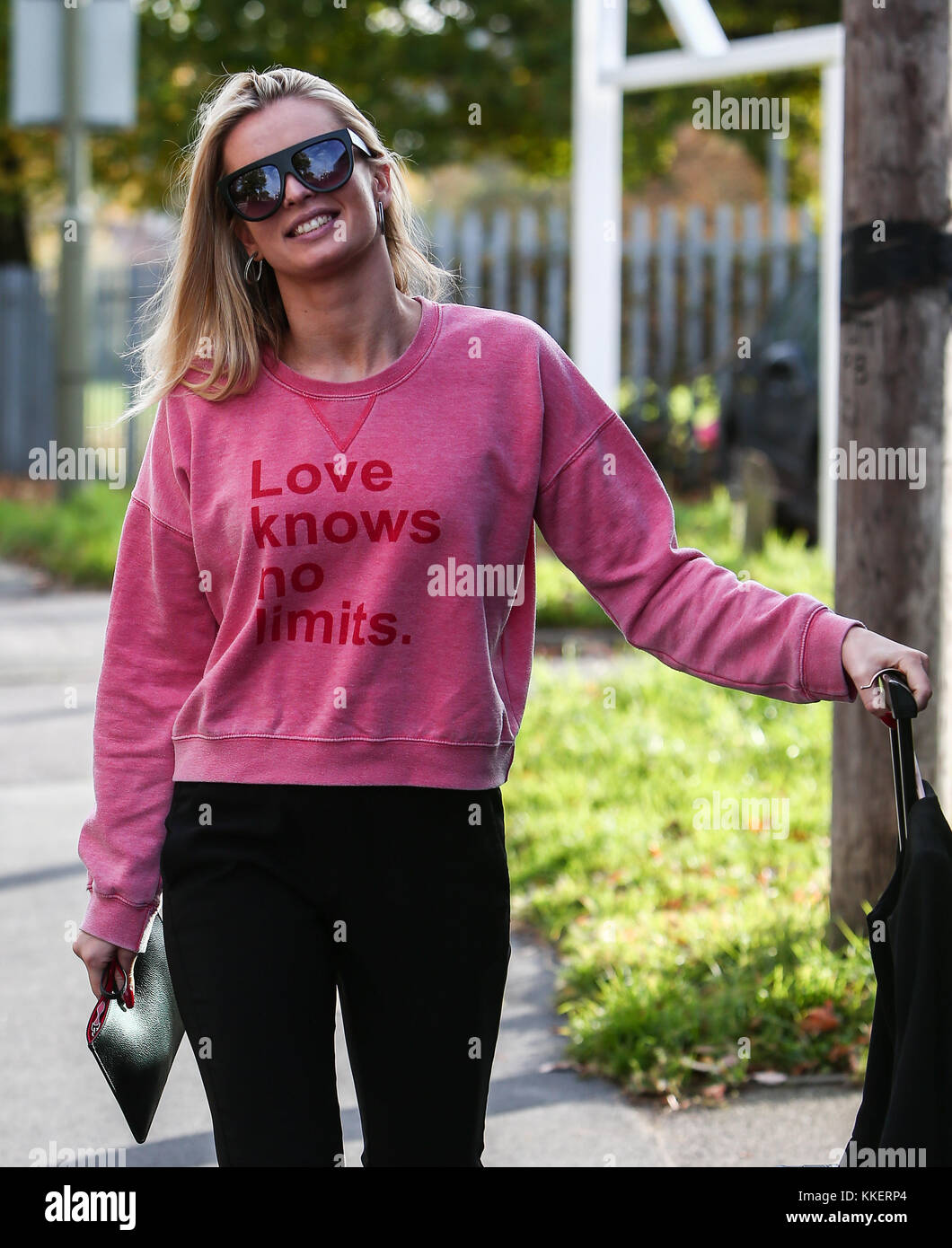Professional dancer Nadiya Bychkova arrives at rehearsals for Strictly ...