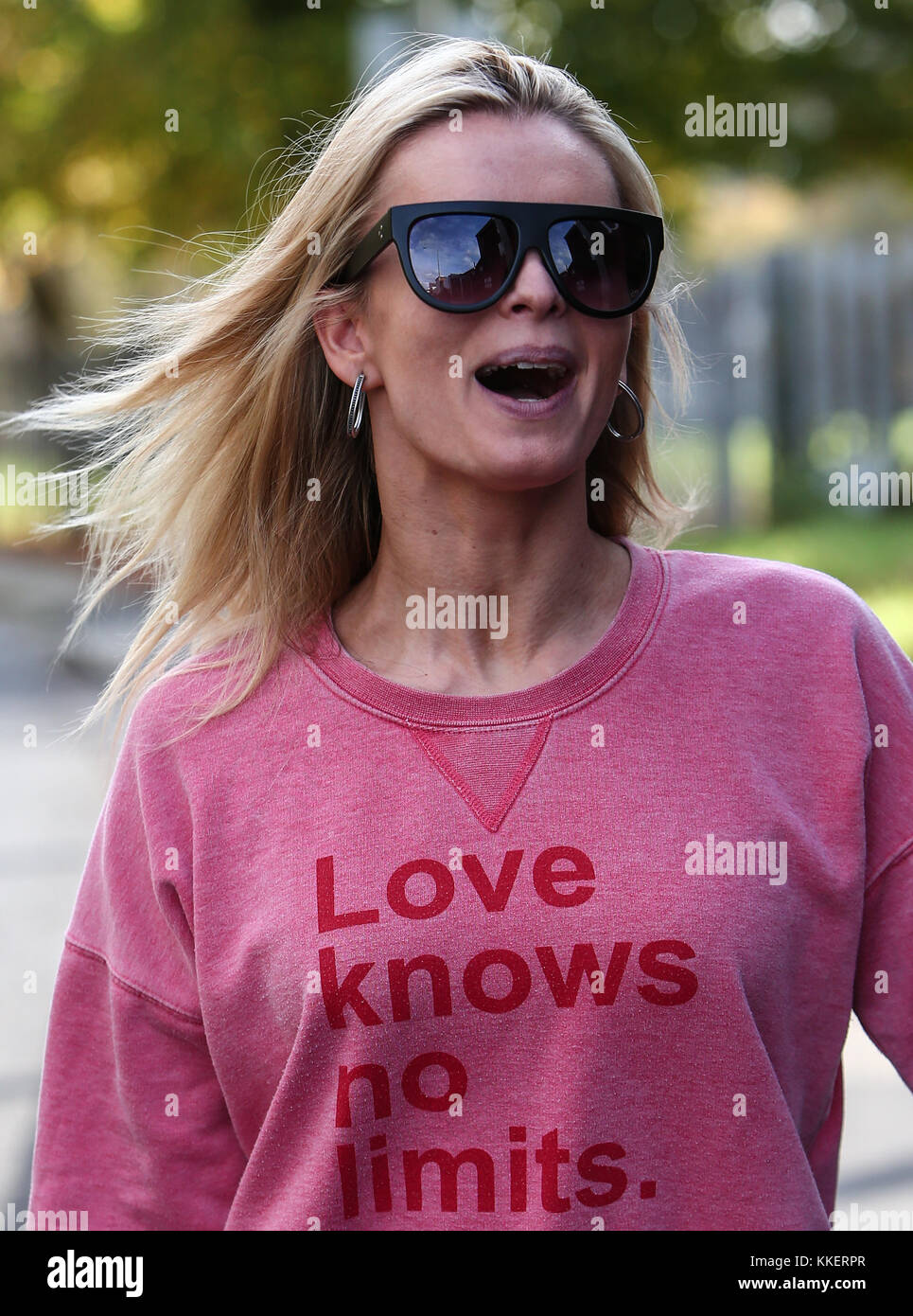 Professional dancer Nadiya Bychkova arrives at rehearsals for Strictly ...
