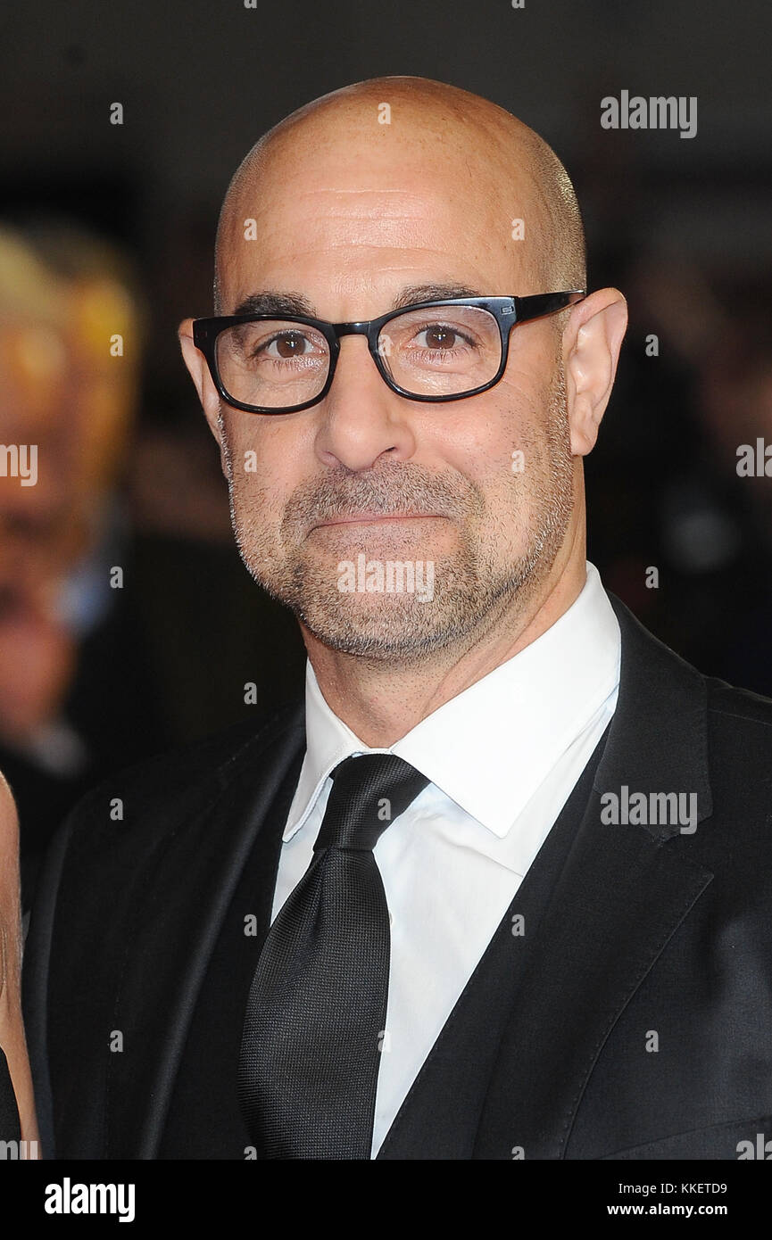 Stanley Tucci attends the World Premiere of The Hunger Games ...