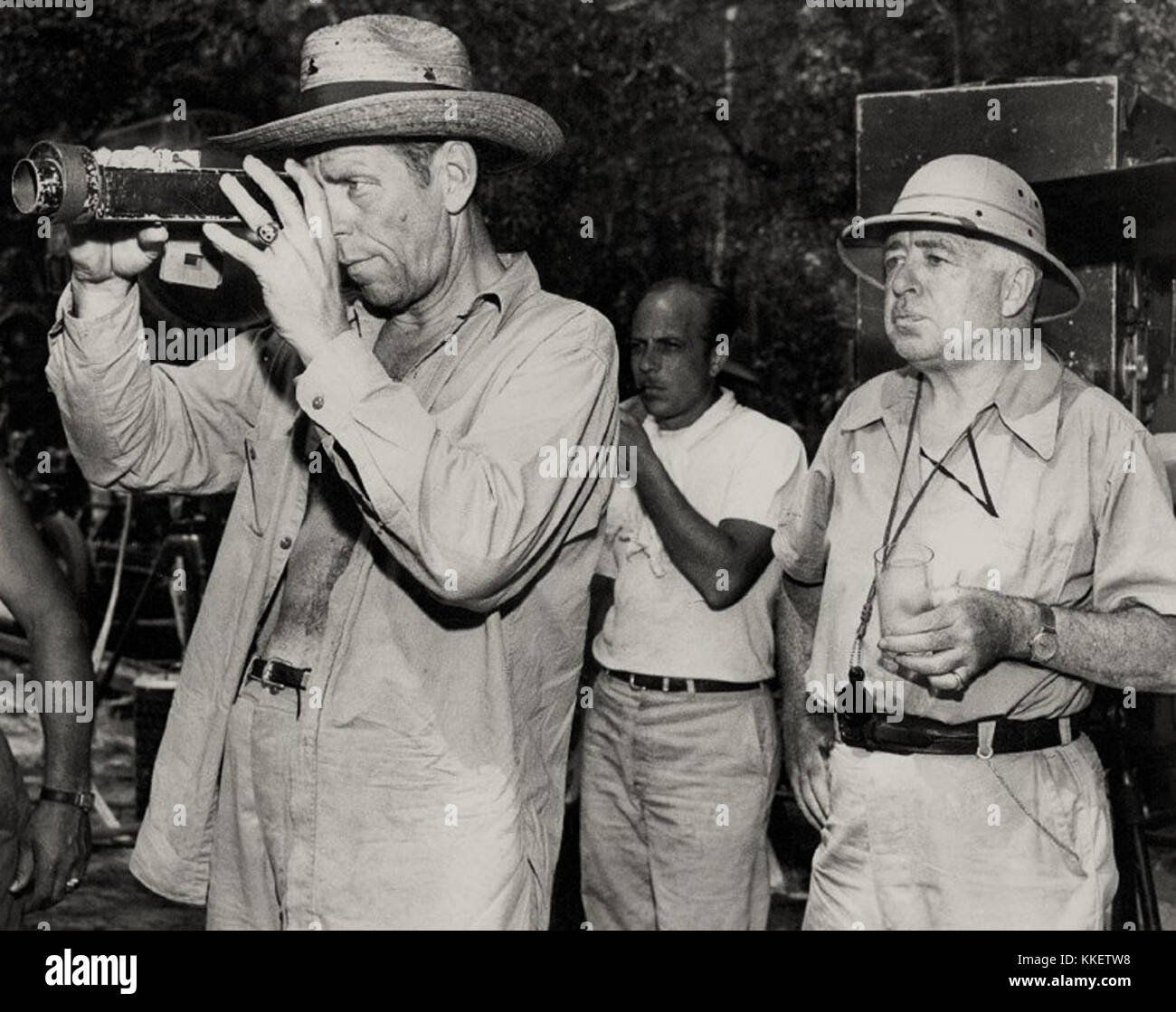 This image features actors Leonard Smith and Clarence Brown in a scene ...