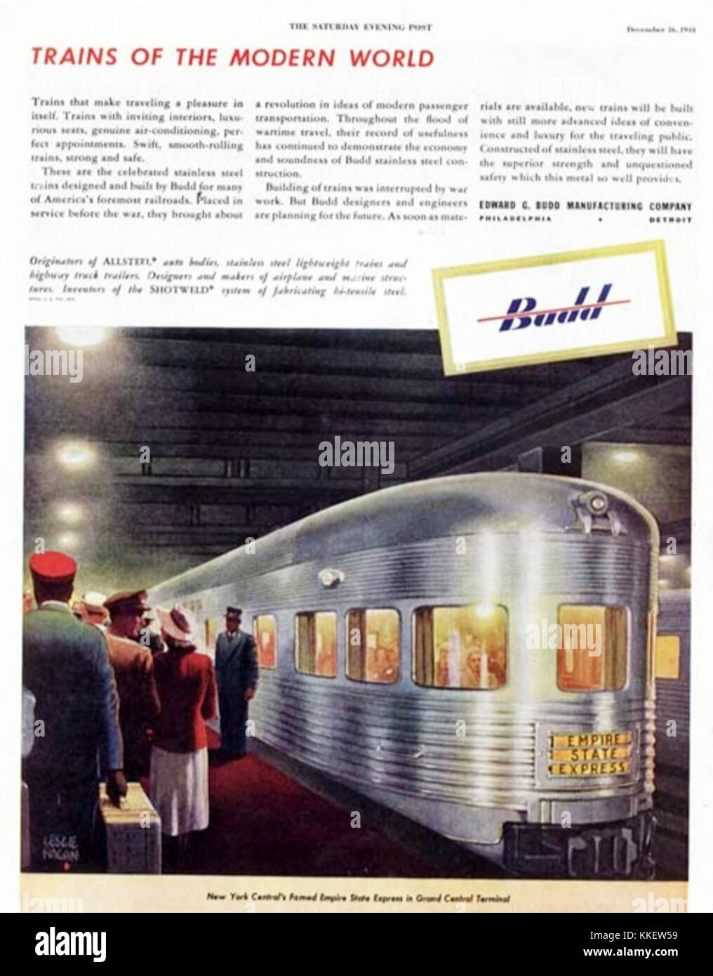 The Empire State Express, a high-speed passenger train operating in ...