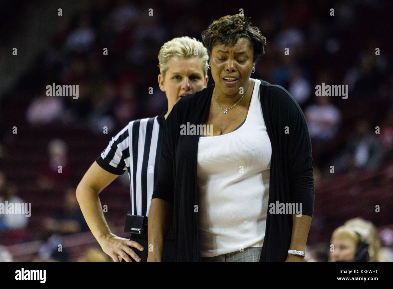 Columbia, SC, USA. 30th Nov, 2017. Western Carolina head coach ...