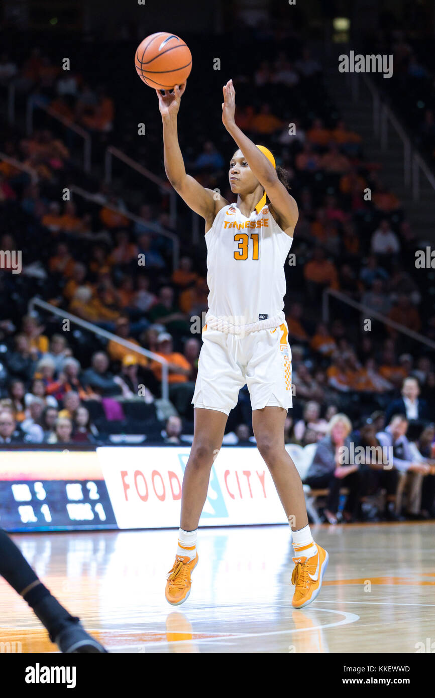 November 30, 2017: Jaime Nared #31 of the Tennessee Lady Volunteers ...
