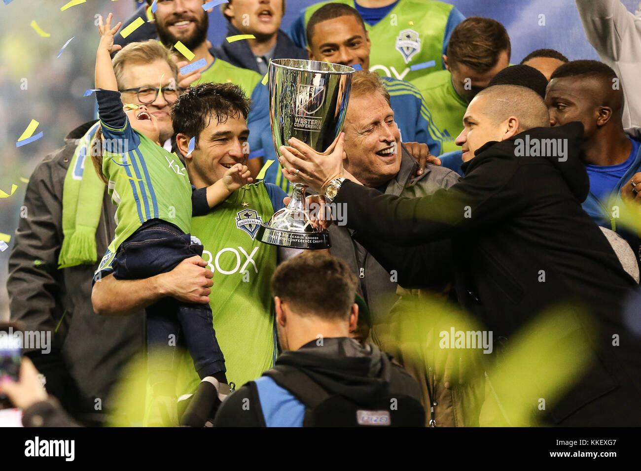 Mls cup trophy seattle hi-res stock photography and images - Alamy