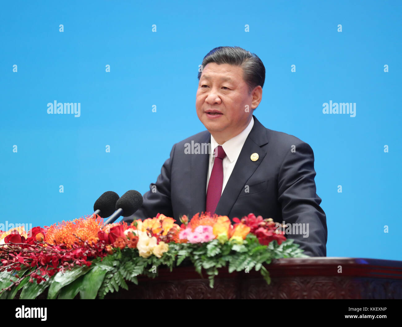 Beijing, China. 1st Dec, 2017. Xi Jinping, general secretary of the ...