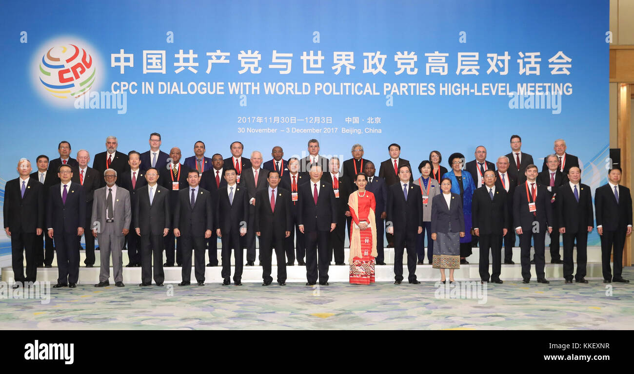 Beijing, China. 1st Dec, 2017. Xi Jinping, general secretary of the ...
