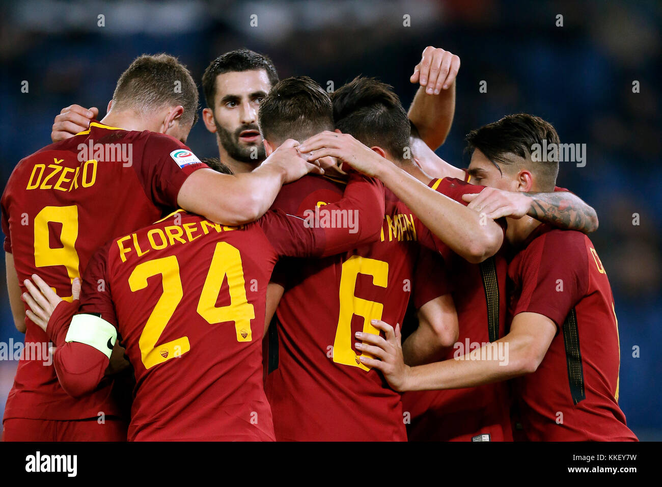 Olympic Stadium, ROME, Italy. 01st Dec, 2017. Kevin Strootman of Roma ...