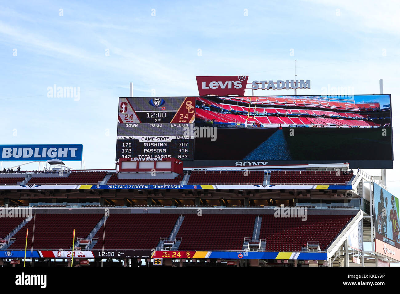 Stanford stadium football interior hi-res stock photography and images ...