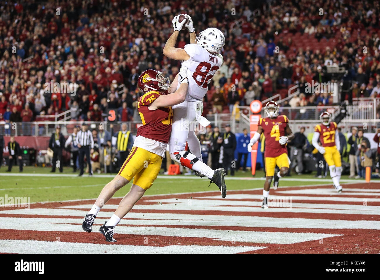 Santa Clara, CA. 01st Dec, 2017. Stanford Cardinal tight end Kaden ... Santa Clara, CA. 01st Dec, 2017. Stanford Cardinal tight end Kaden ...