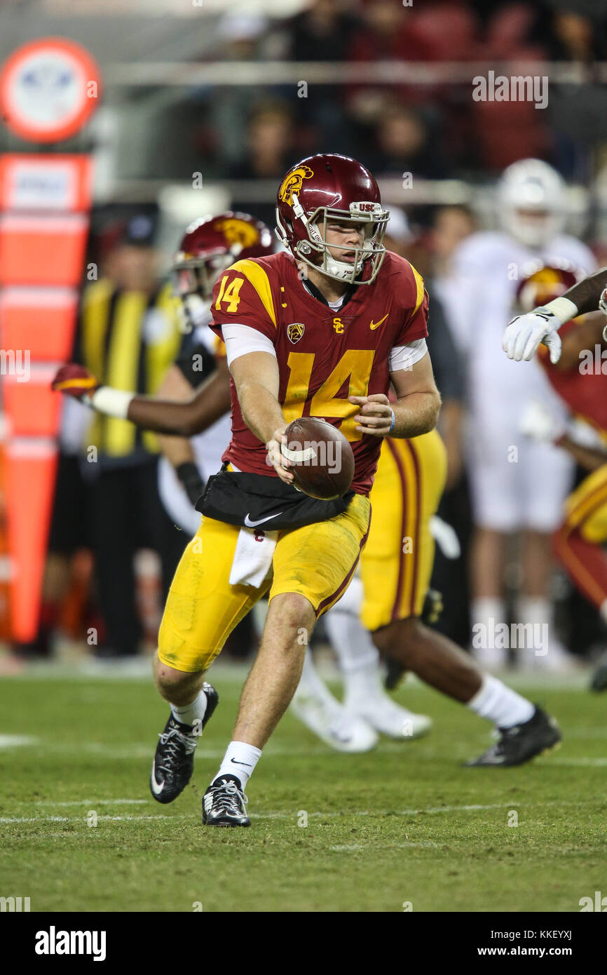 Santa Clara, CA. 01st Dec, 2017. USC Trojans quarterback Sam Darnold ...