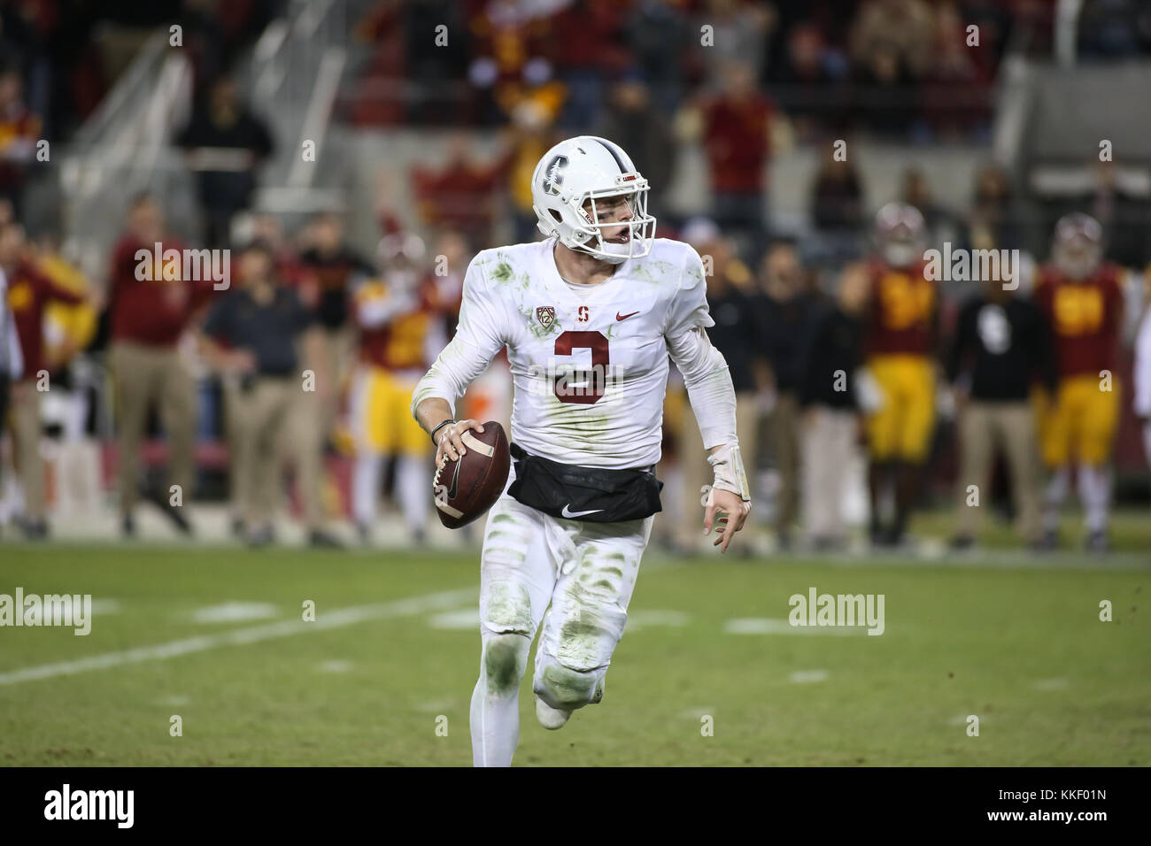 Santa Clara, California, USA. 1st Dec, 2017. Stanford Cardinal ...