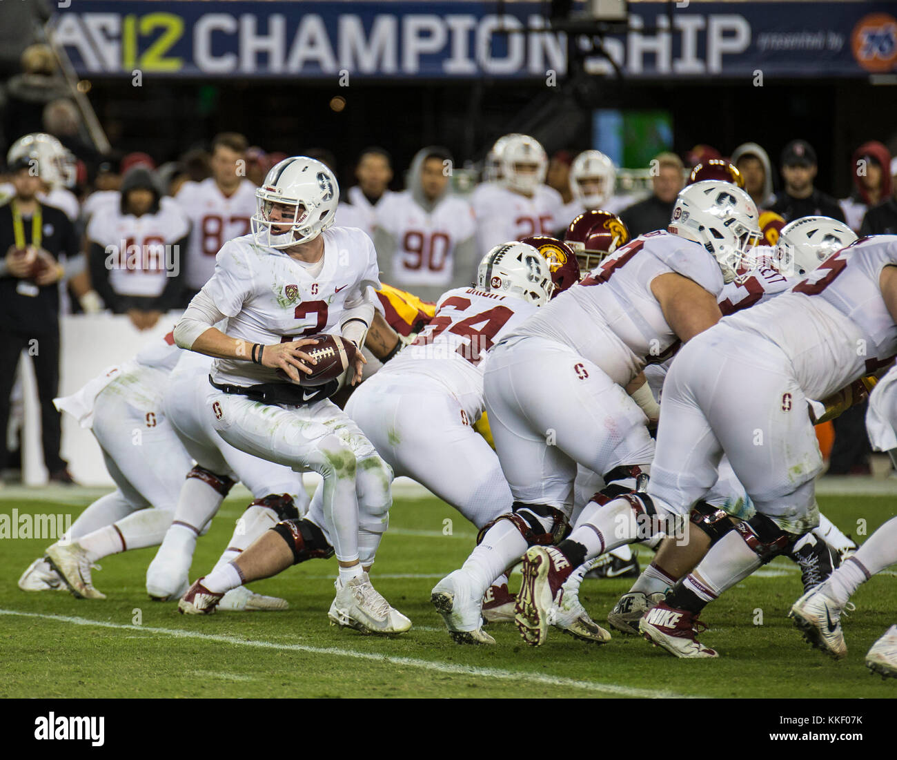 Dec 01 2017 - Santa Clara U.S.A CA Stanford quarterback K.J. Costello ...