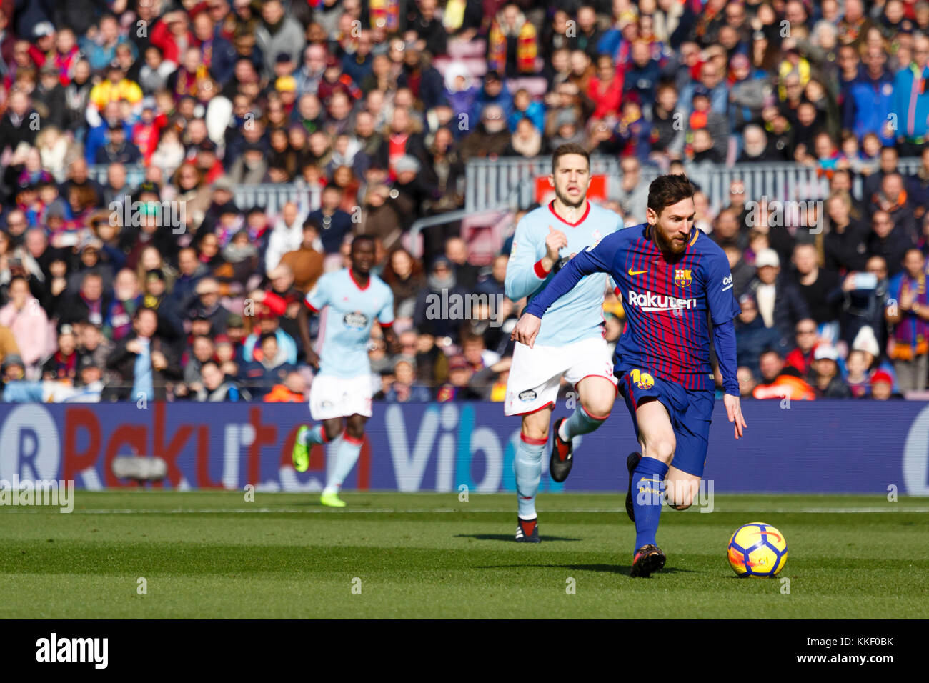 Barcelona, Spain. 02nd Dec, 2017. (10) Messi during the first half of ...