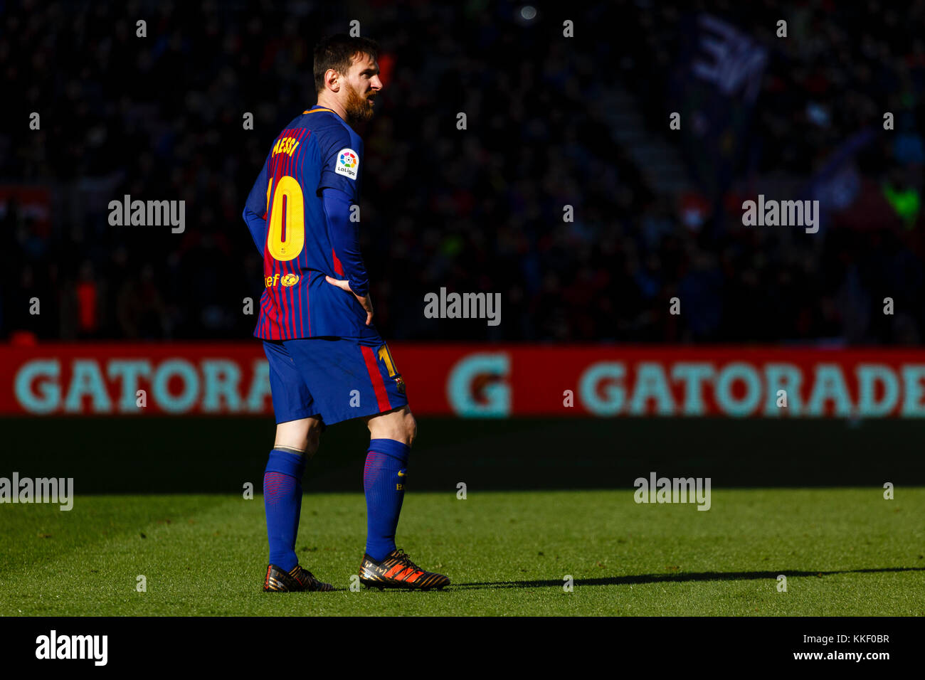 Barcelona, Spain. 02nd Dec, 2017. ((10) Messi during the first half of ...
