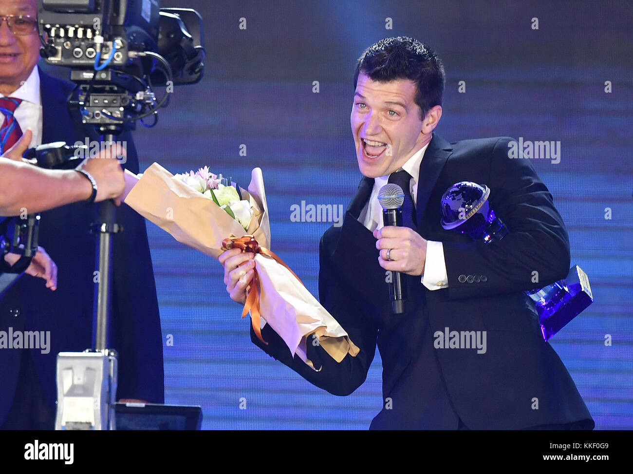 Sanya, China's Hainan Province. 2nd Dec, 2017. Steve LoBue of the ...