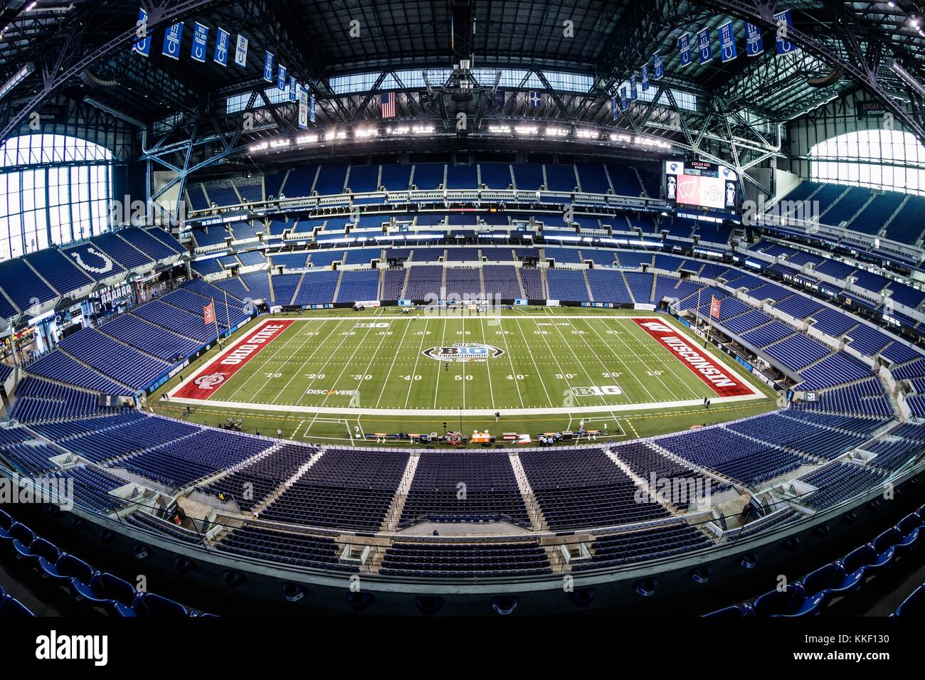 December 2nd, 2017: A general view of Lucas Oil Stadium before the ...