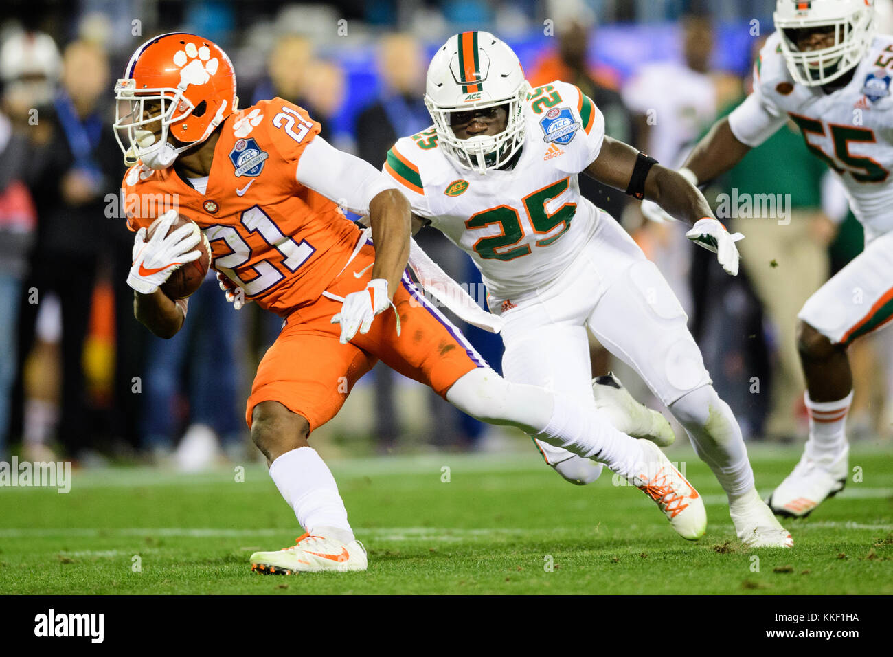 Clemson wide receiver Ray-Ray McCloud (21) during the ACC College ...