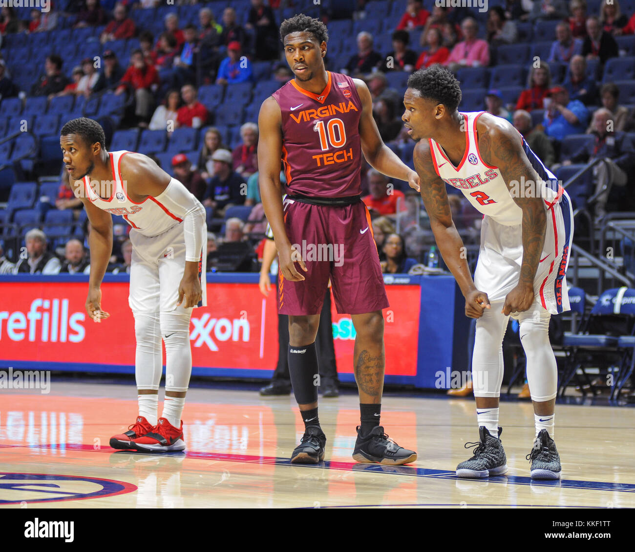 December 2, 2017; Oxford, MS, USA; Virginia Tech., JUSTIN BIBBS (10 ...