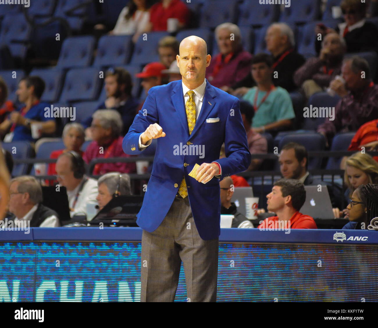 December 2, 2017; Oxford, MS, USA; Ole' Miss Head Coach, ANDY KENNEDY ...