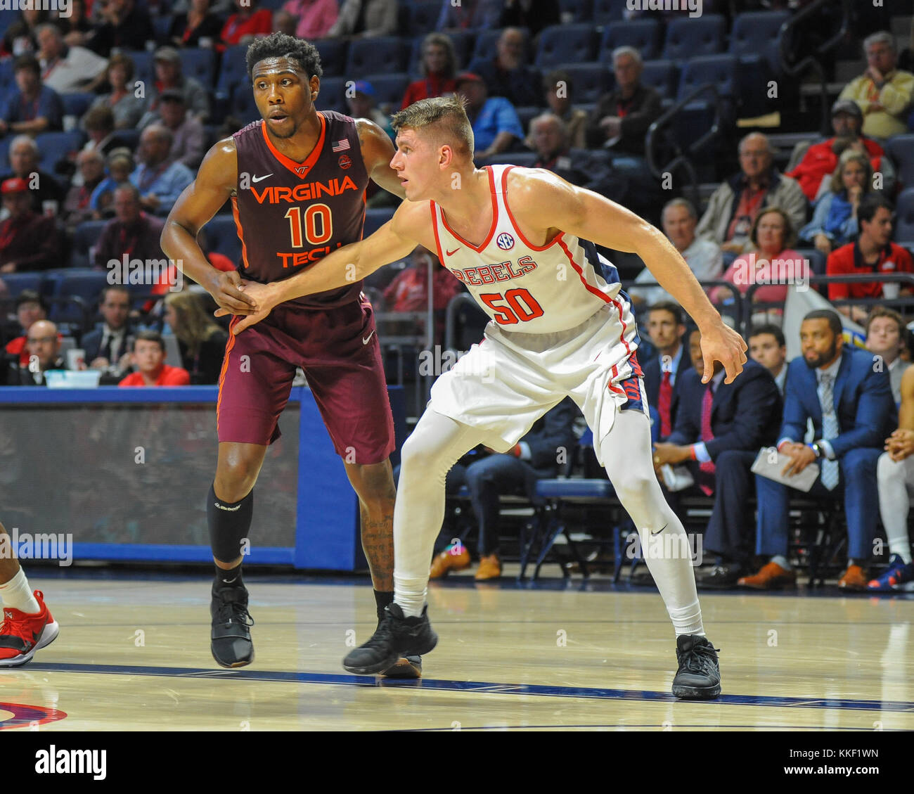December 2, 2017; Oxford, MS, USA; Ole' Miss, JUSTAS FURMANAVICIUS (50 ...