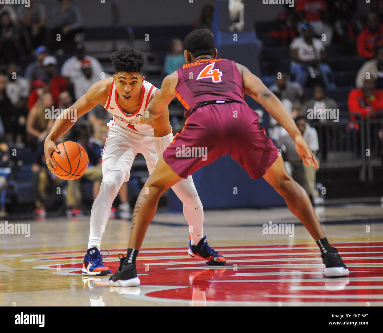 December 2, 2017; Oxford, MS, USA; Ole' Miss, BREEIN TYREE (4), and ...