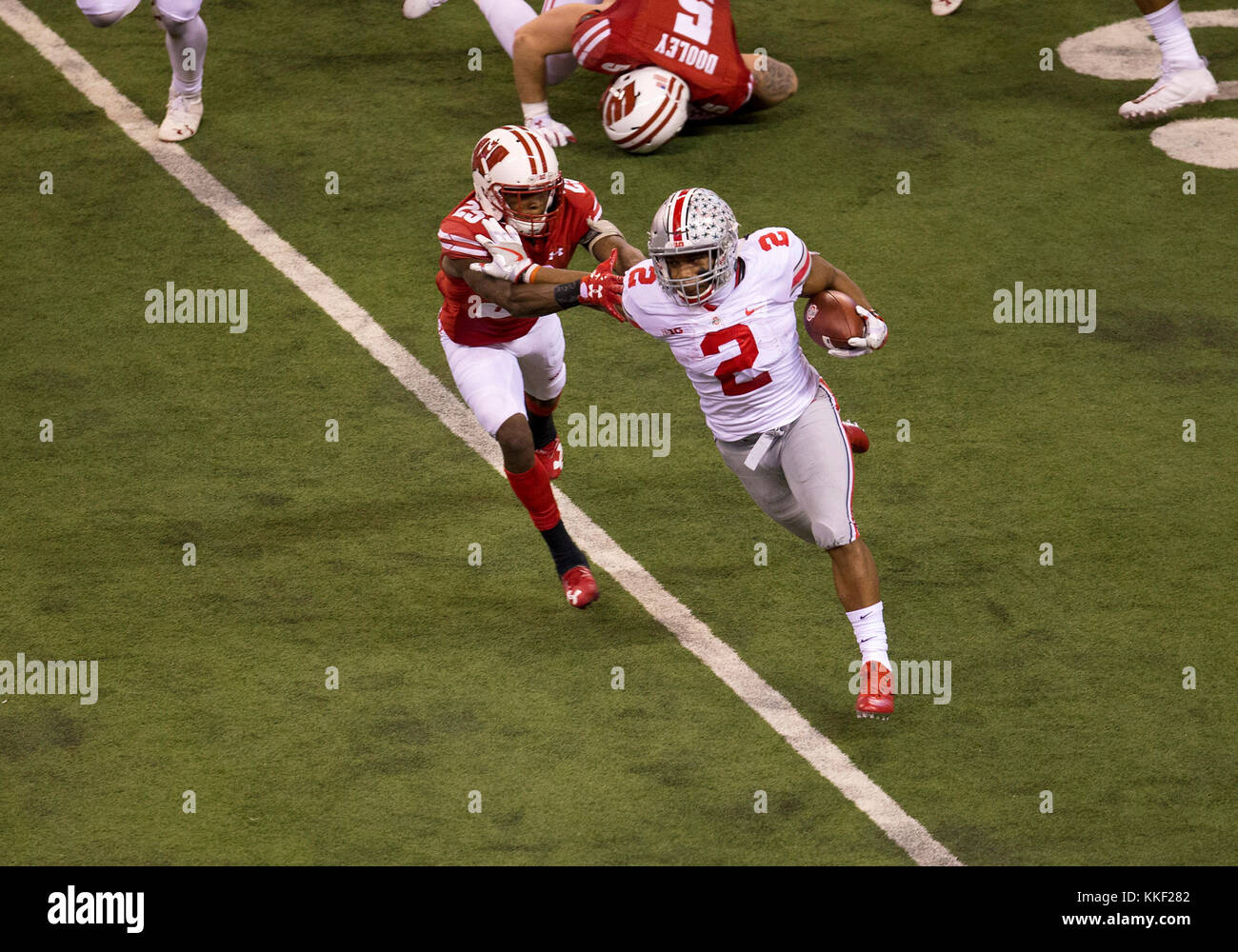 Indianapolis, Indiana, USA. 02nd Dec, 2017. Ohio State running back J.K ...