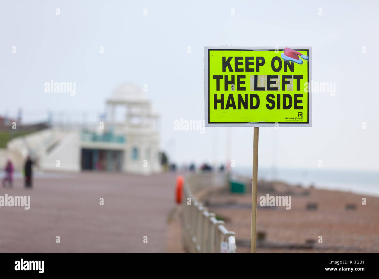 keep on the left hand side sign Stock Photo - Alamy