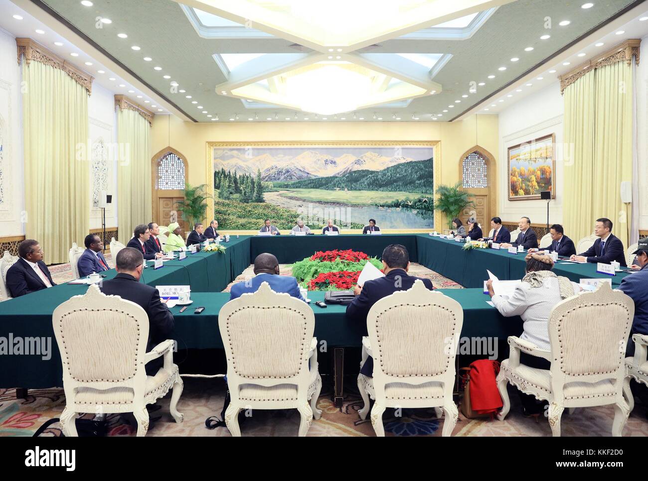 Beijing, China. 3rd Dec, 2017. Du Qinglin, vice chairman of the ...