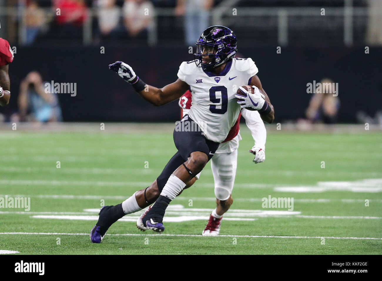Arlington, Texas, USA. 2nd Dec, 2017. Texas Christian University WR ...